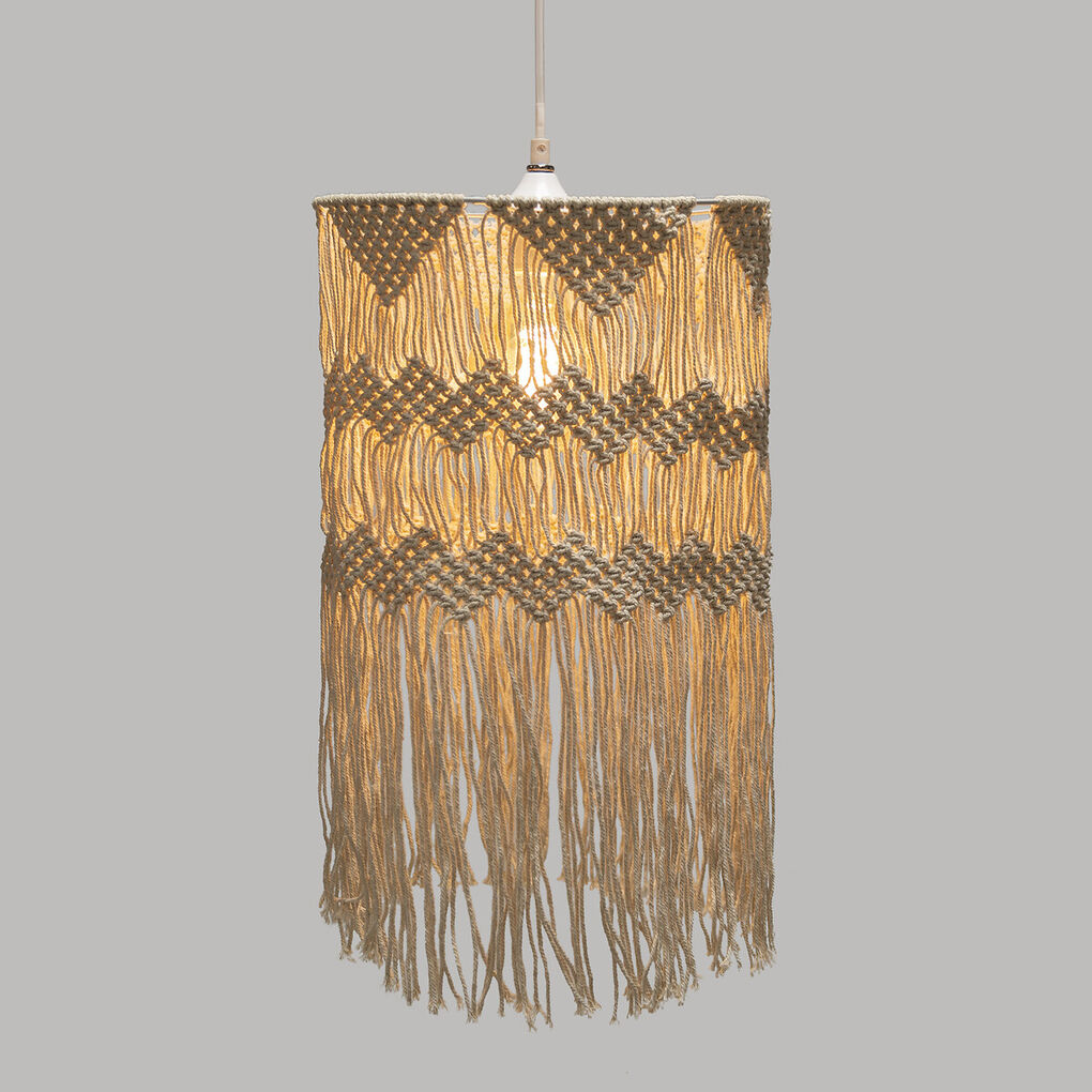 Candeeiro De Teto Macramé 30cm | atmosphera | hôma