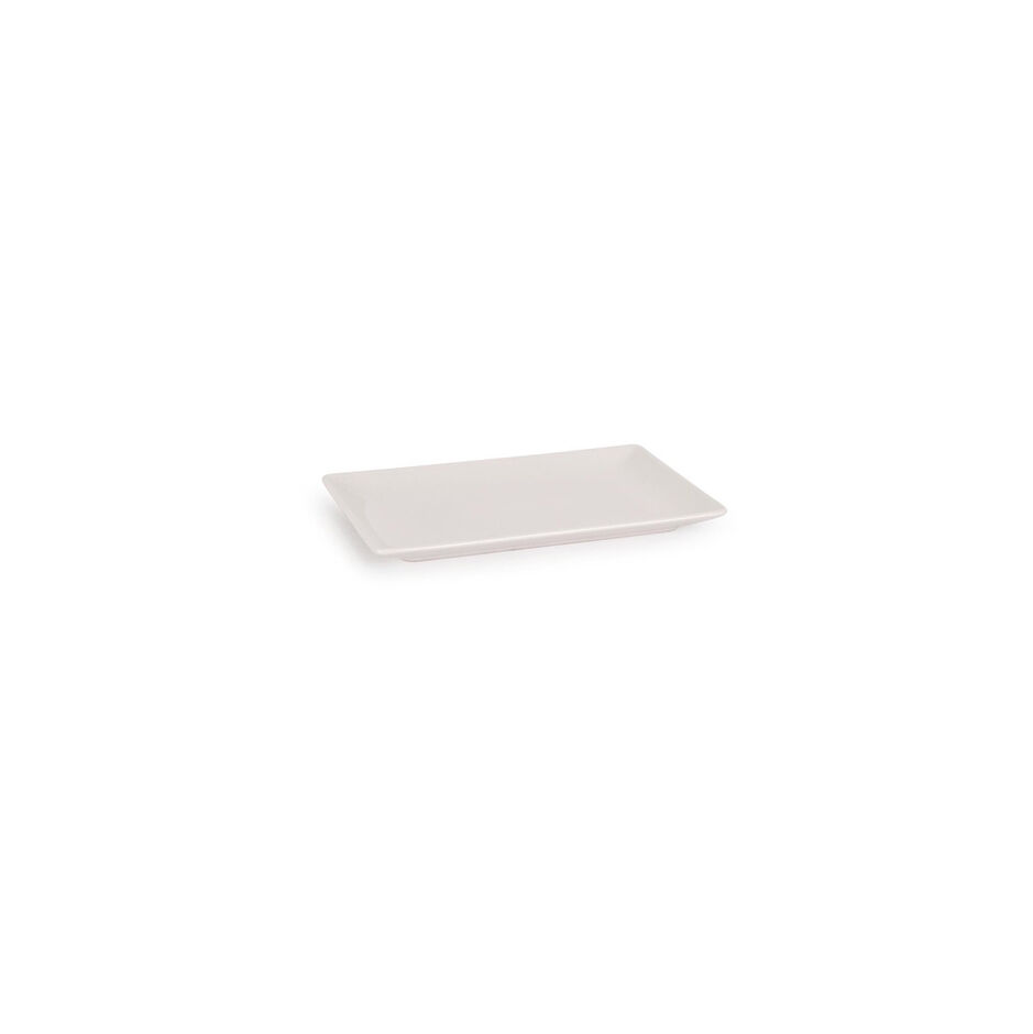 Travessa Elite Branca Em Cerâmica 13x20cm | | hôma