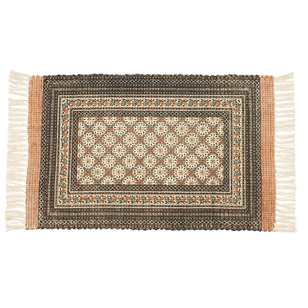 Passadeira Cairo Em Juta E Algodão 60x100cm | | hôma