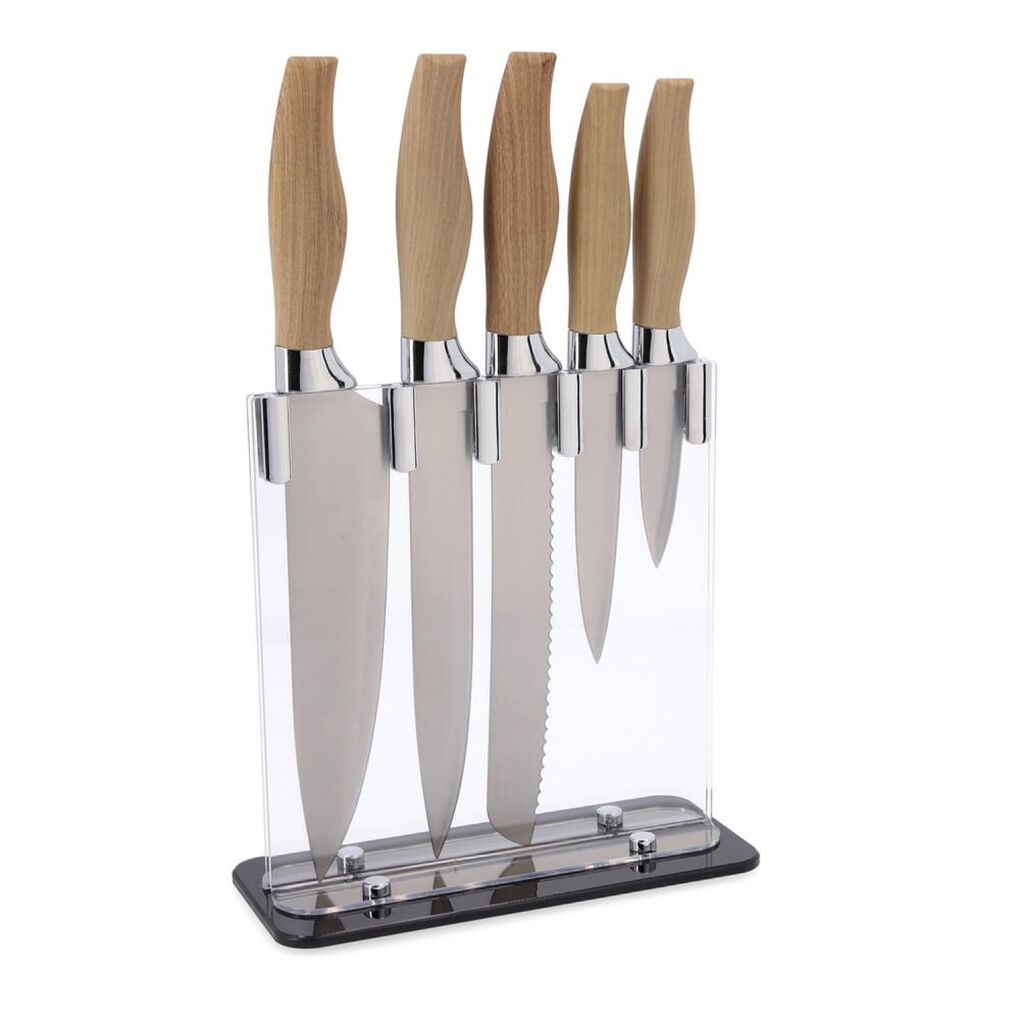 Conjunto de 5 Facas Cozinha com Suporte | | hôma
