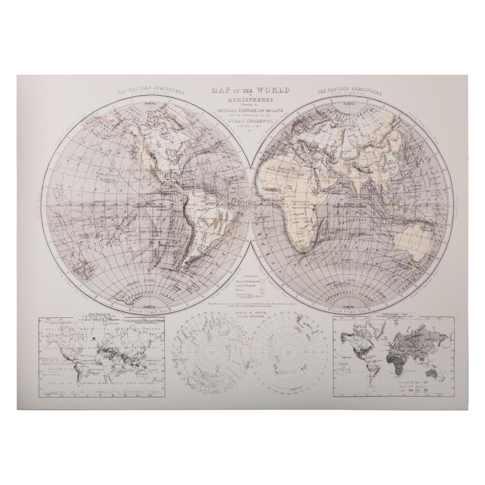 Quadro Decorativo Mapa Mundo | atmosphera | hôma