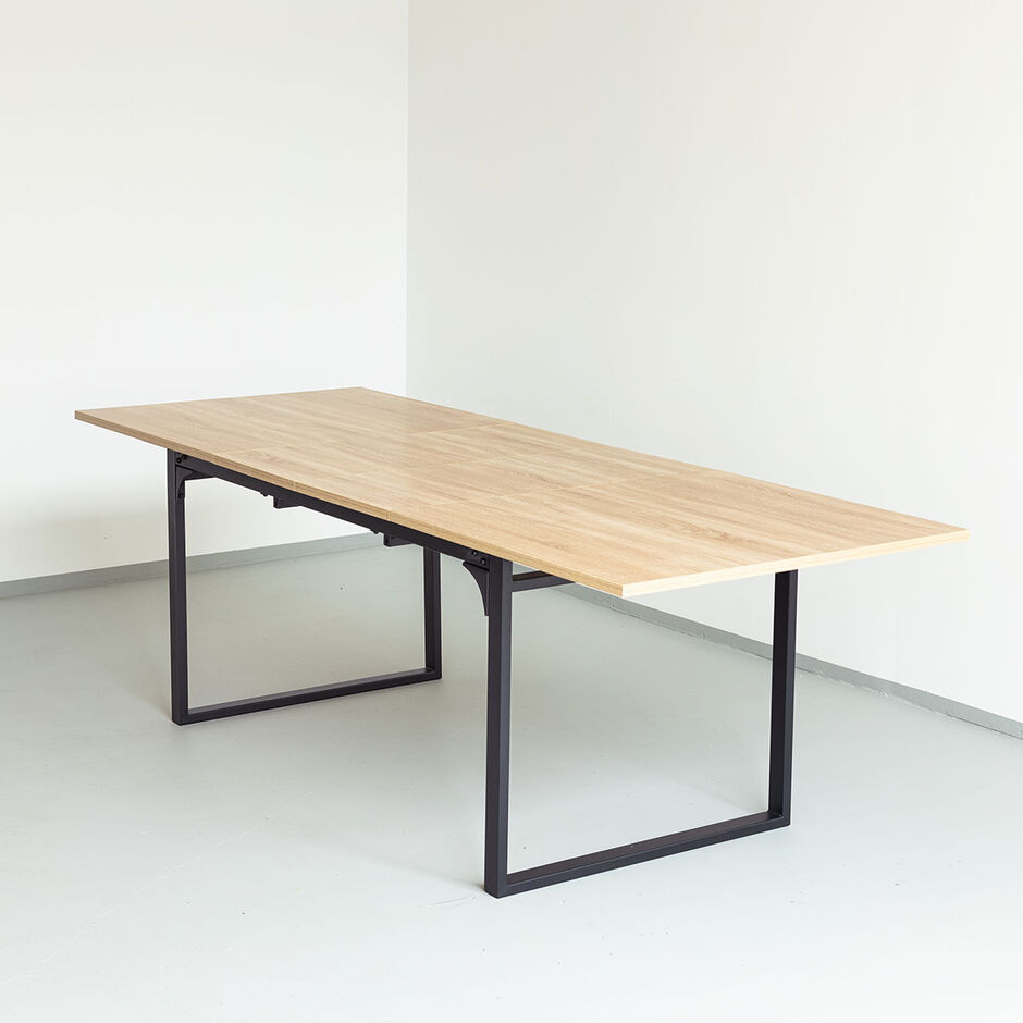 Mesa de jantar ALIAJ extensível em mdf e metal | 5five | hôma