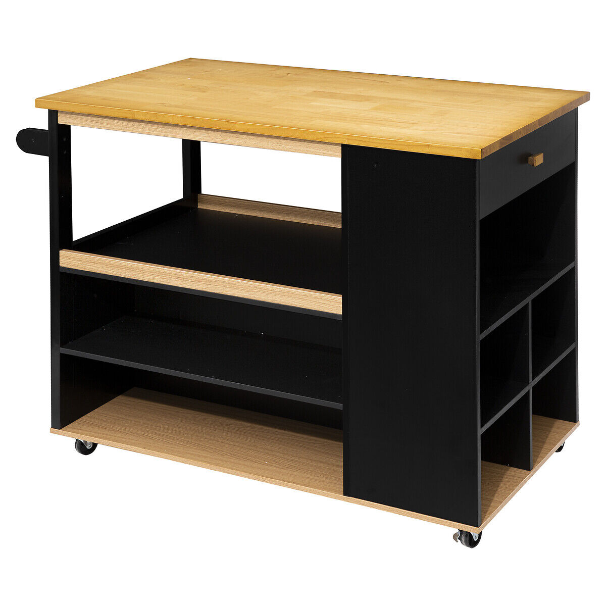 Móvel De Apoio Em Madeira Com Rodas | atmosphera | hôma