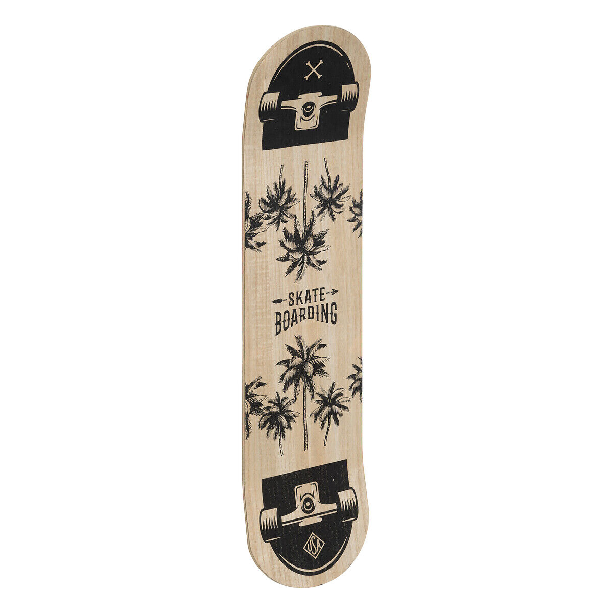 Prancha skate decorativa deven em madeira 80cm | atmosphera | hôma