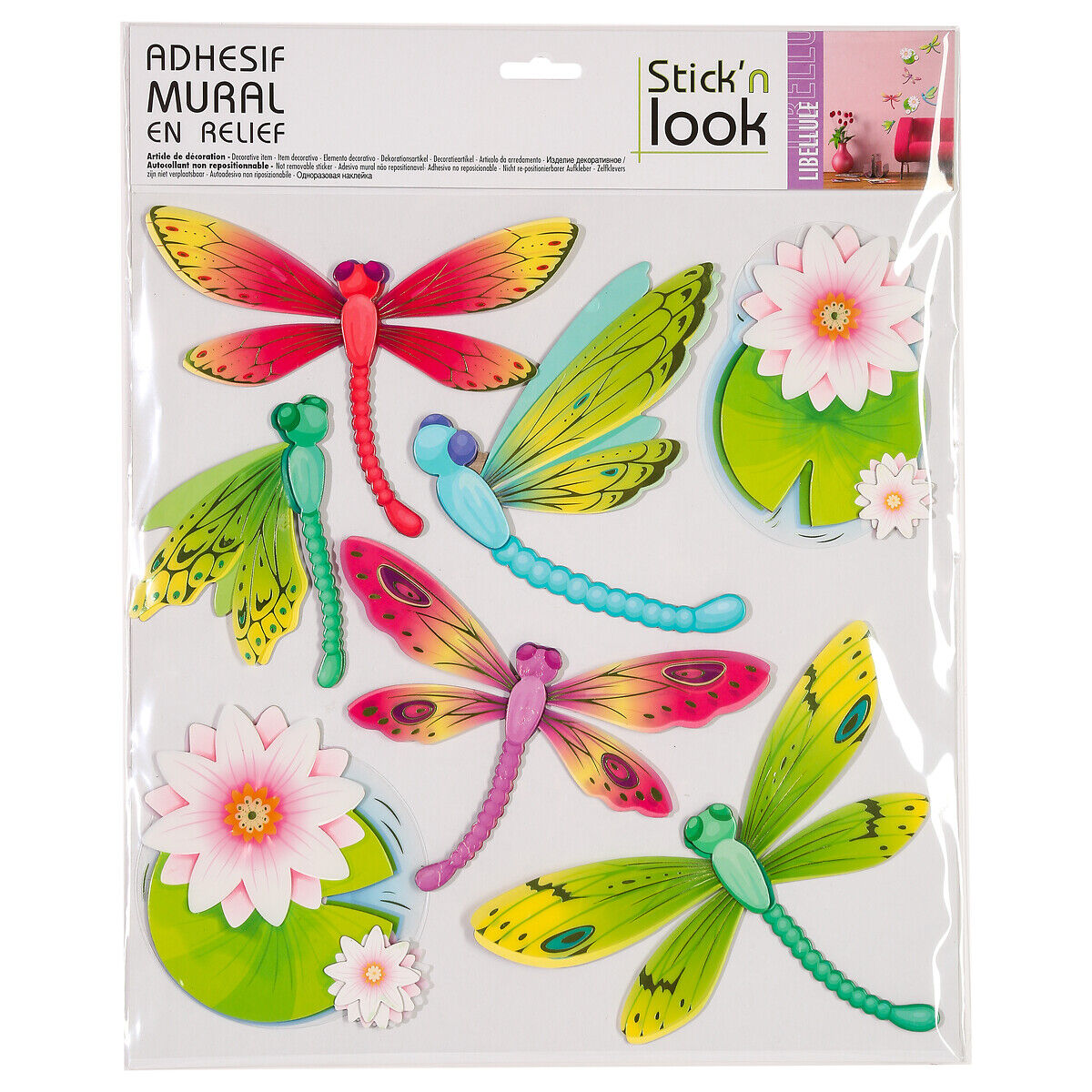 Sticker de borboletas com relevo 32x0,8x30cm | atmosphera | hôma