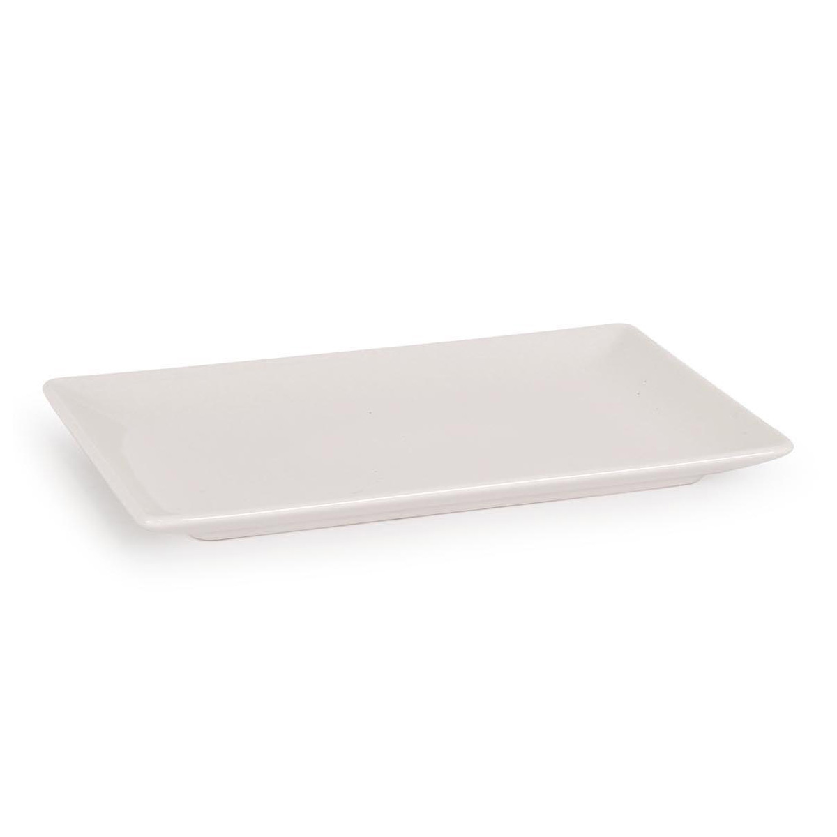Travessa Elite Branca Em Cerâmica 13x20cm | | hôma
