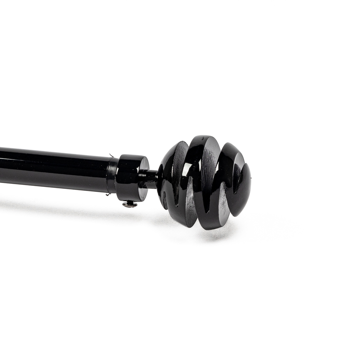 Kit Varão Extensível Preto 120-210cm | | hôma