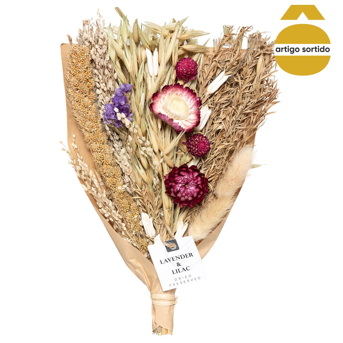 Bouquet Flores Secas Com Spray 24,8cm | atmosphera | hôma