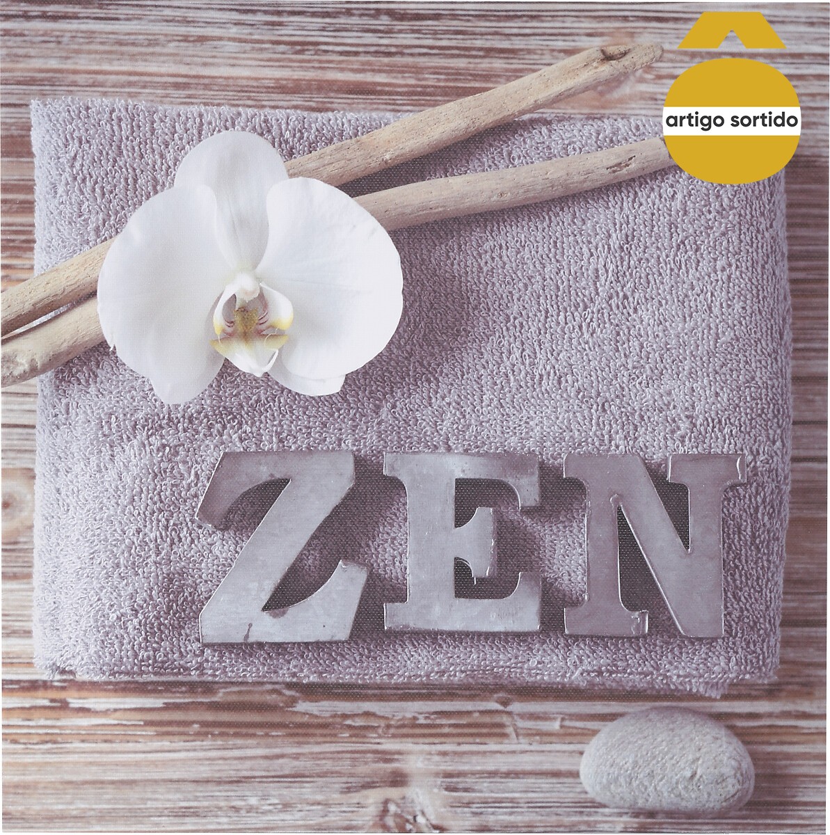 Quadro Decorativo Zen Flores 28x28cm | atmosphera | hôma