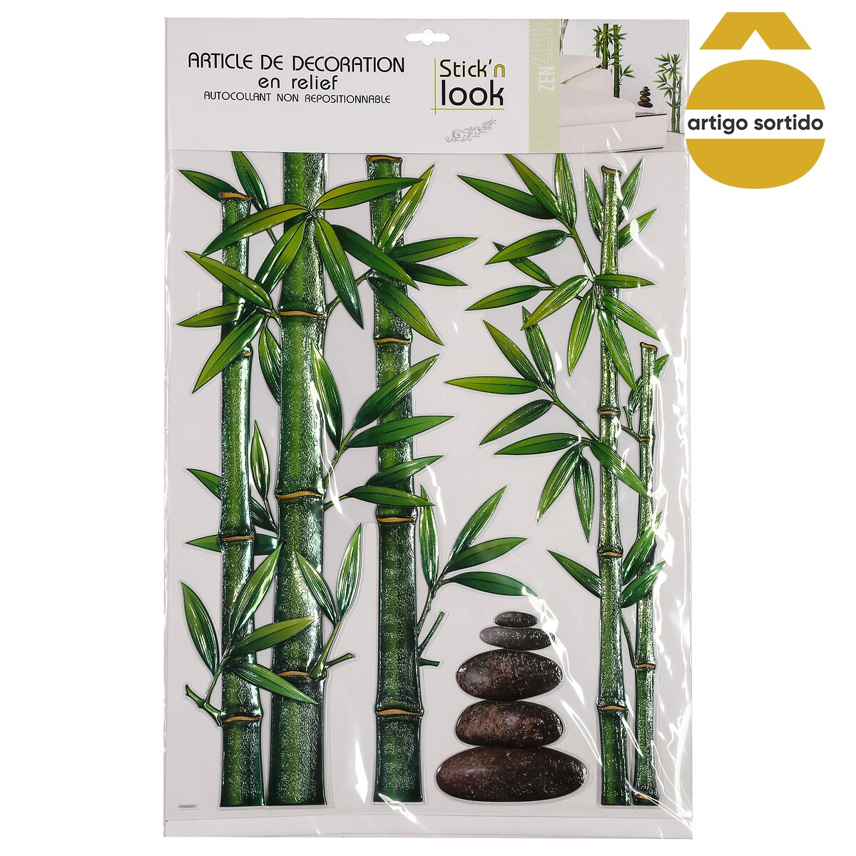 Sticker Com Imagem Bambu 50x38cm | | hôma