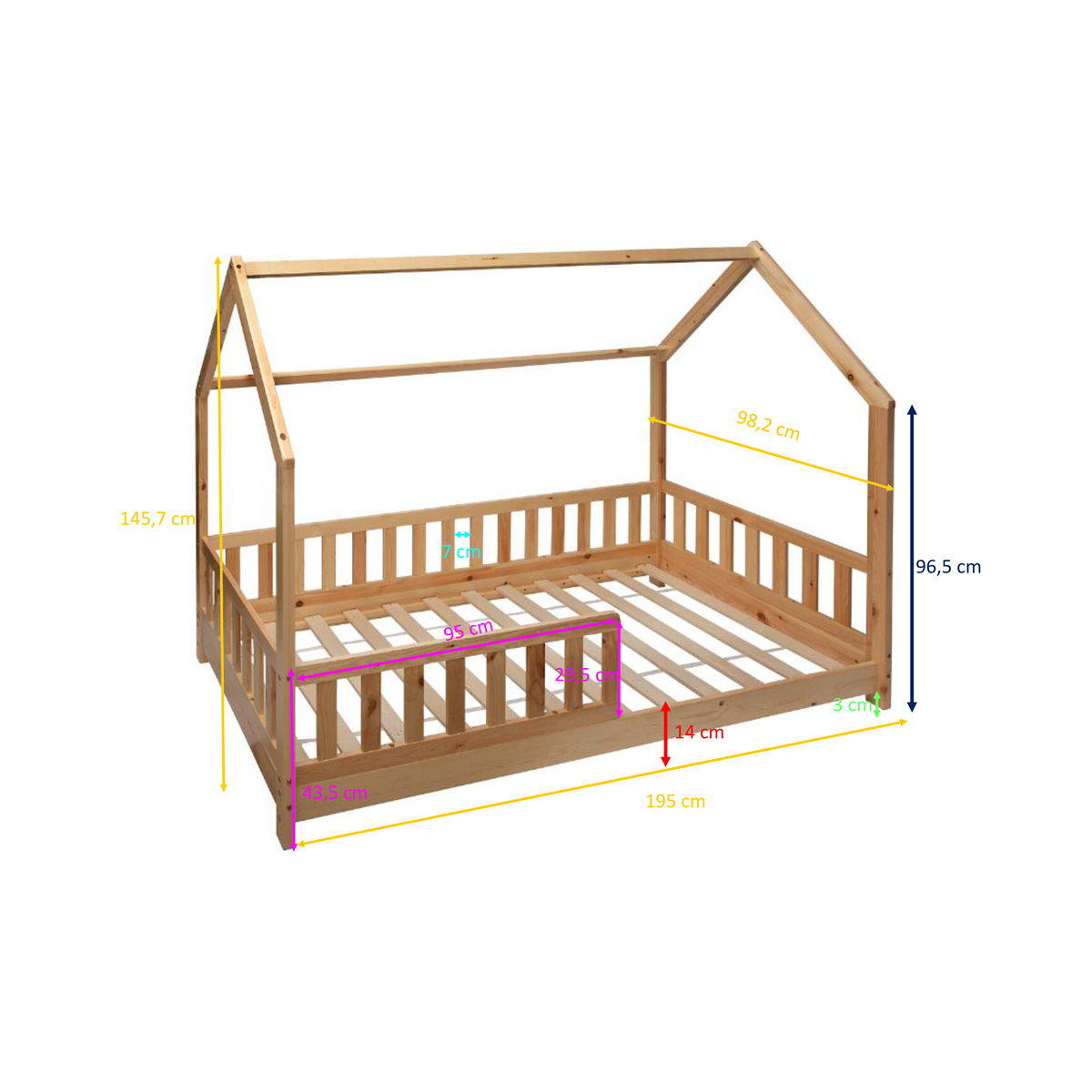 Cama Montessori Natural | atmosphera | hôma