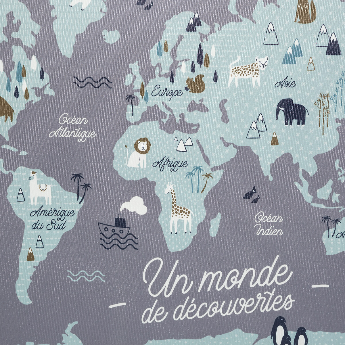 Quadro Mapa Mundo 50x70cm | atmosphera4kids | hôma