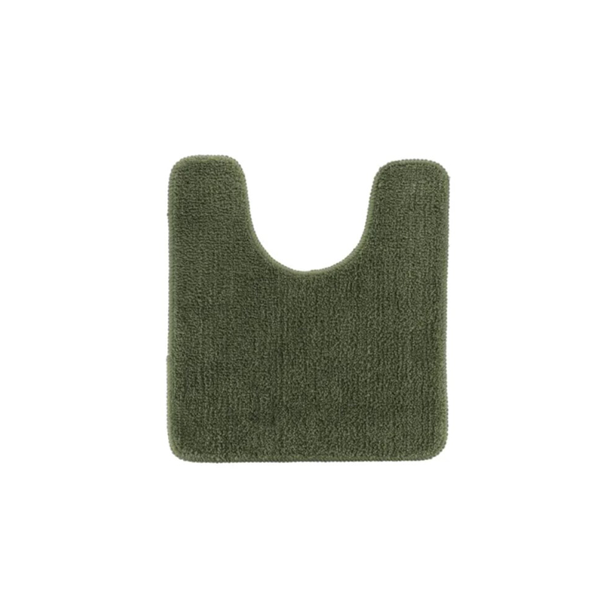 Tapete wc com contorno verde caqui 45x50cm | | hôma
