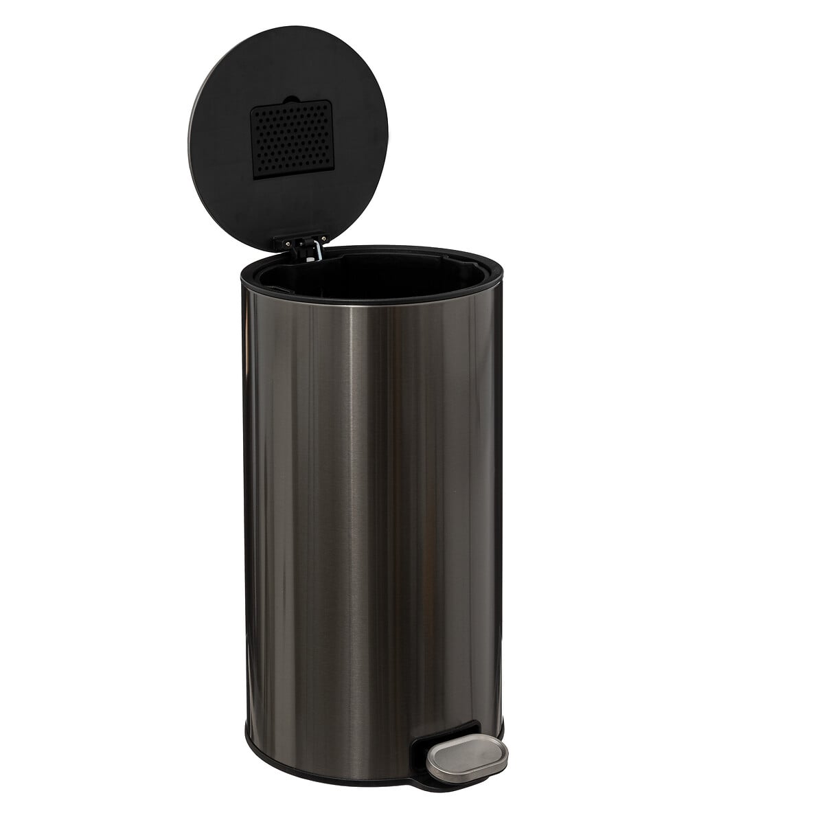 Balde Do Lixo Delta Preto 30L | | hôma