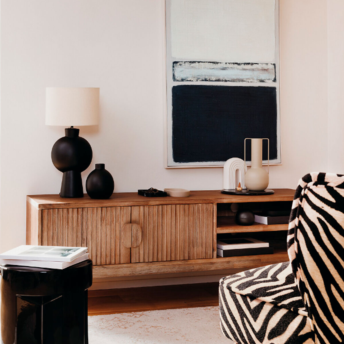 Móvel De TV Sabor Castanho Em Madeira Acácia | atmosphera | hôma