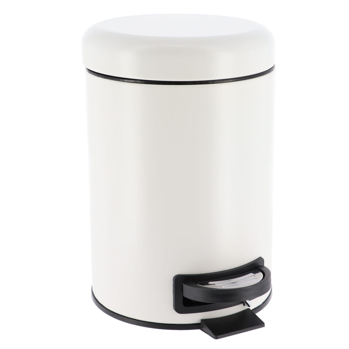 Balde WC Preto Mate Soft Close Em Metal 3l | | hôma