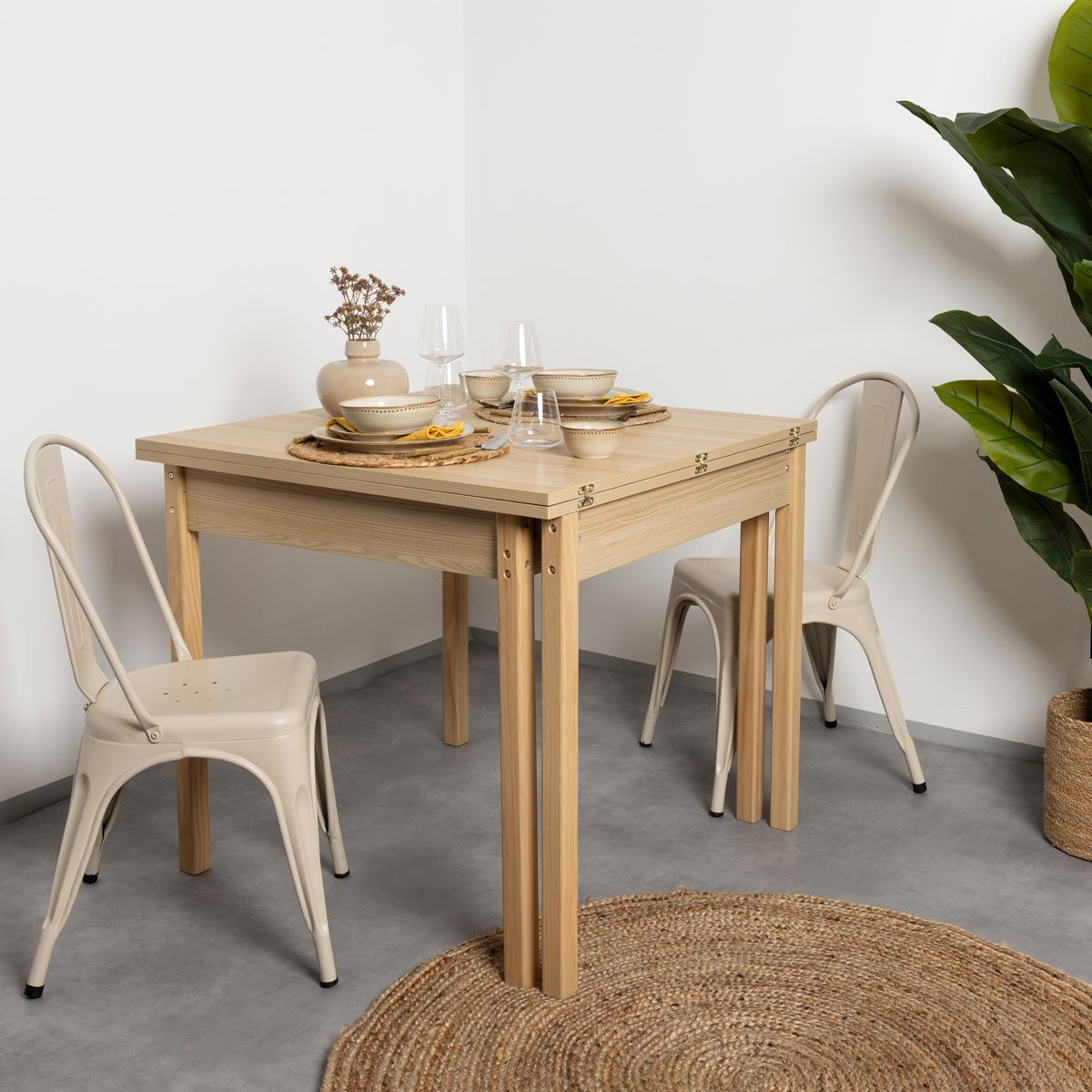 Mesa de cozinha extensível em mdf 180cm | 5five | hôma