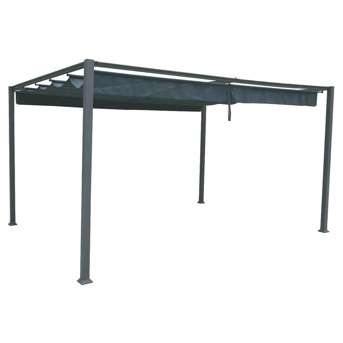 Pérgola palmeira cinza ardósia 3x4m | hespéride | hôma