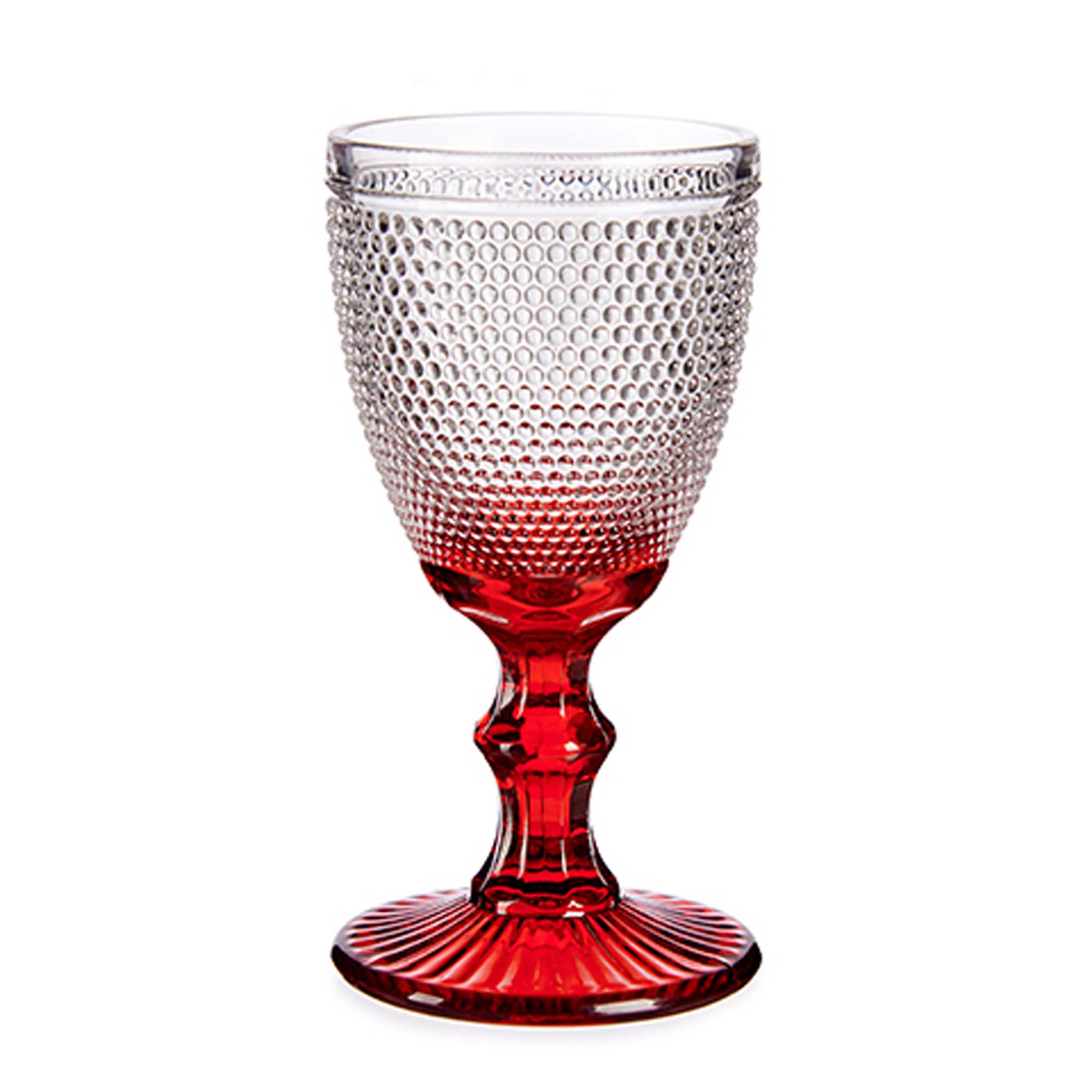 Copo de vinho DIAMOND com pé em vidro 24cl | | hôma