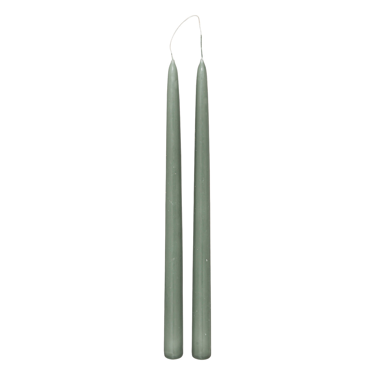Conjunto De 2 Velas De Candelabro Verde Celadon Hugo | atmosphera | hôma