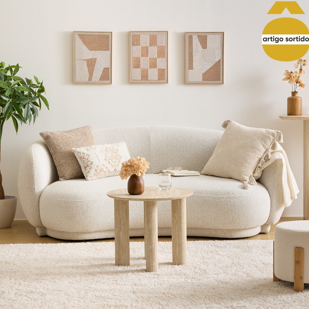 Quadro decorativo BAKA castanho 30x40cm | atmosphera | hôma