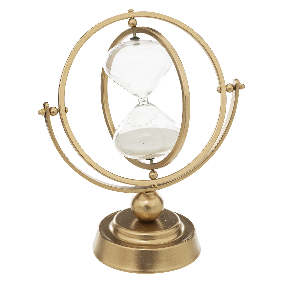 Ampulheta Com Suporte Em Metal Dourado Caravane | atmosphera | hôma