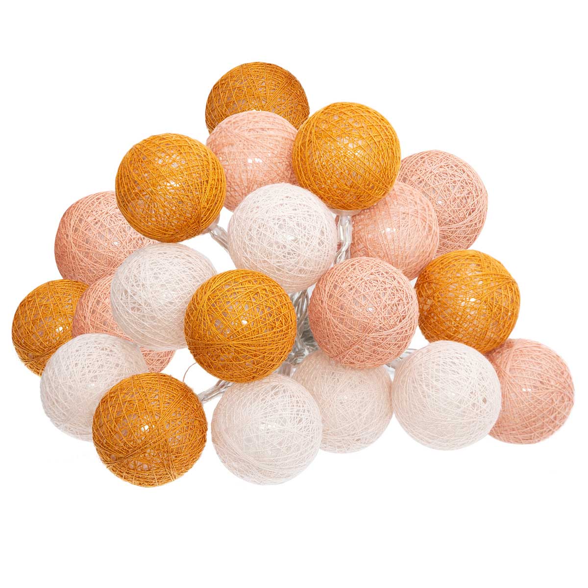 Grinalda 20 LED rosa e laranja 435cm | atmosphera | hôma